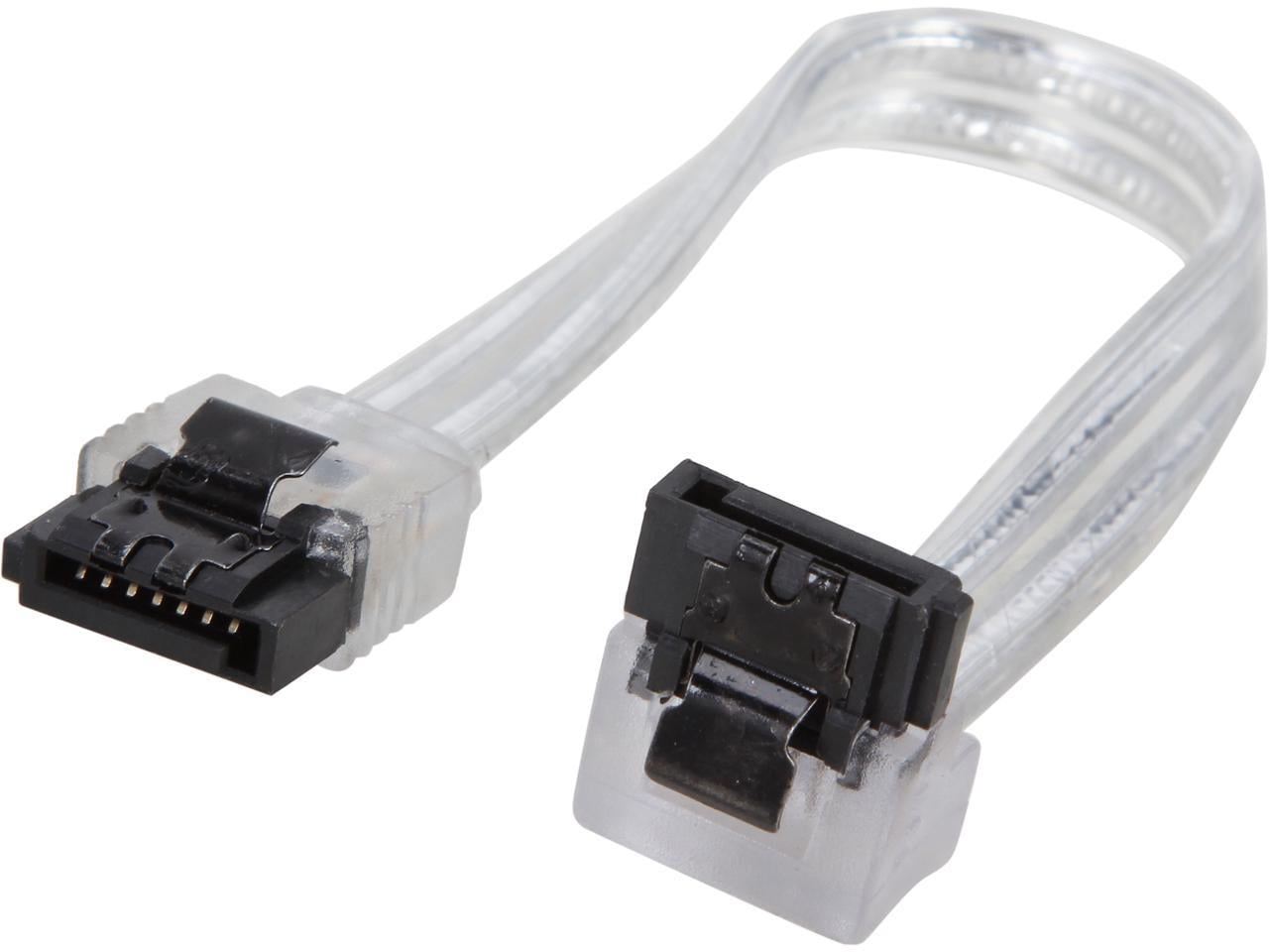 Nippon Labs SATA3L0.5FT-90/180SL 6" SATA III Male to Male Latching ...