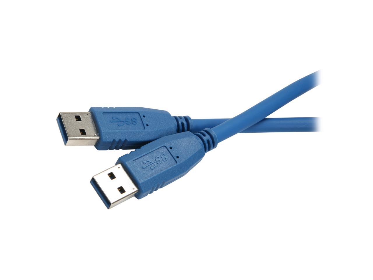Nippon Labs USB3-15MM 15 ft. Blue 15ft USB 3.0 A Male to A Male Cable ...
