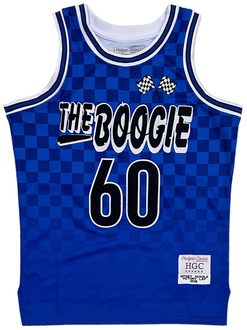 Nipsey Hussle Men's Headgear Classics Boogie #60 Embroidered Basketball ...