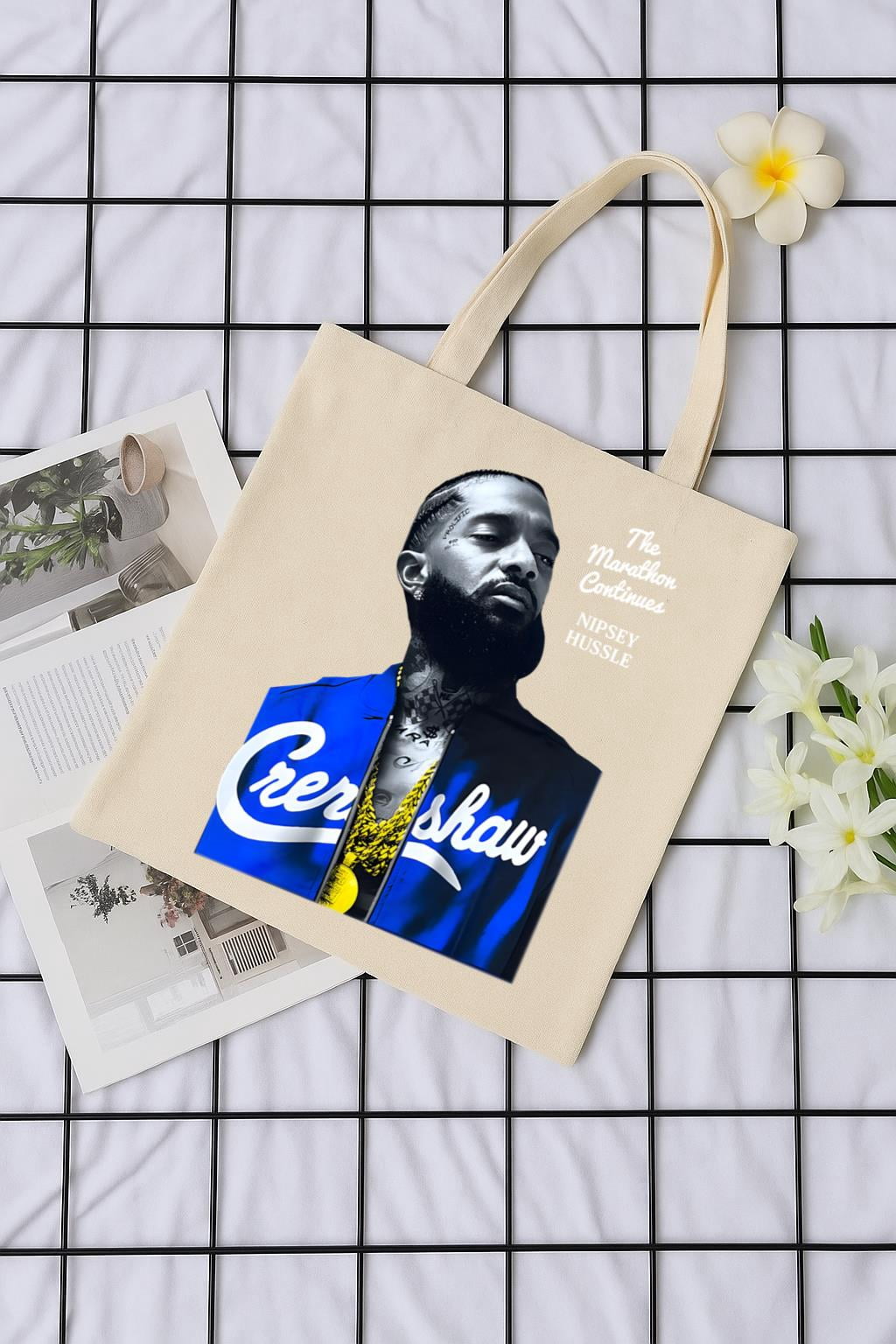 Nipsey Hussle Rap Hip hop artist graphic t-Bag small-XXL-TH403 ...