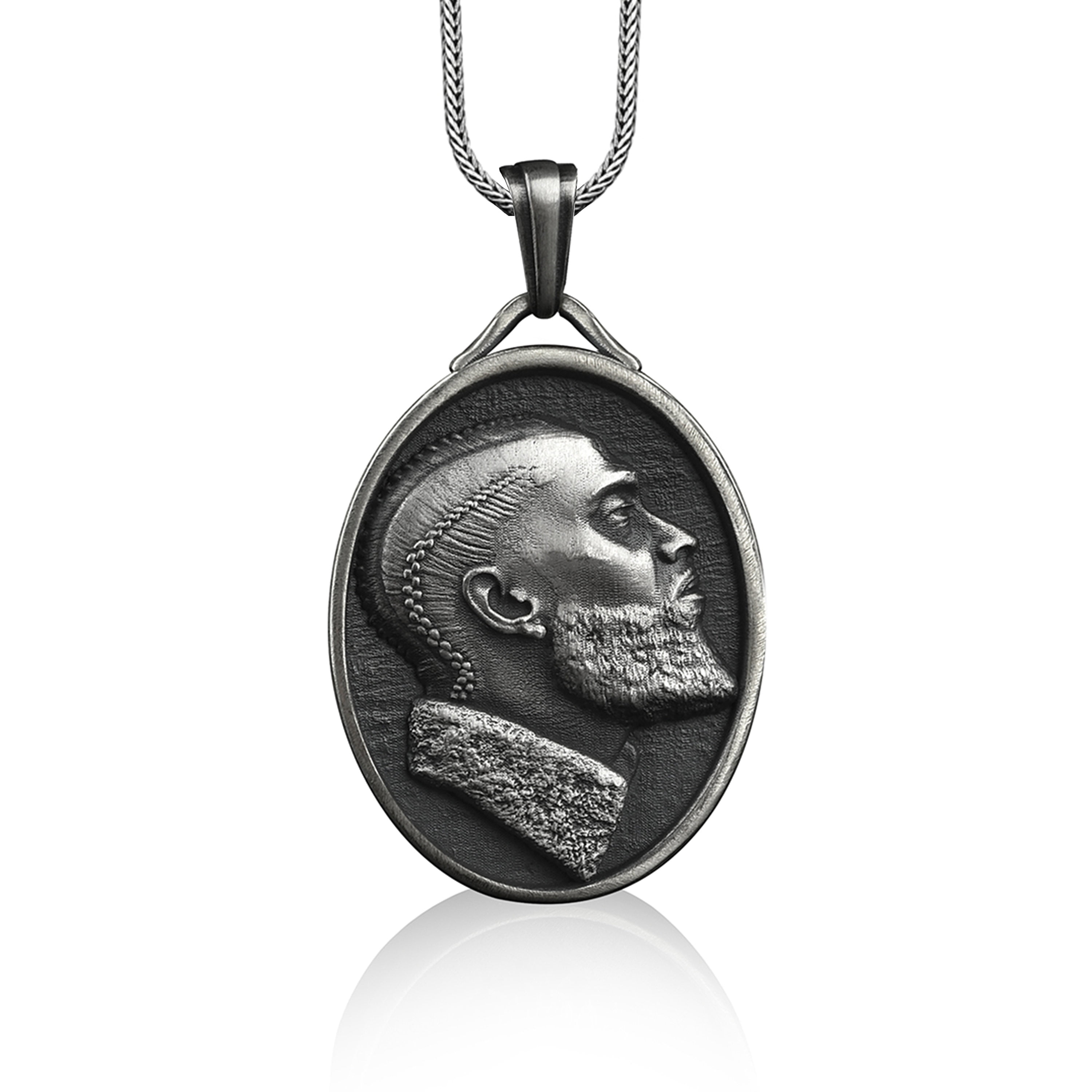 Nipsey hussel pendant necklace for men in sterling silver, Personalized ...