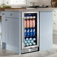 Nipus 15'' Wine/Beer Refrigerator - 130 Can Freestanding/French Door ...