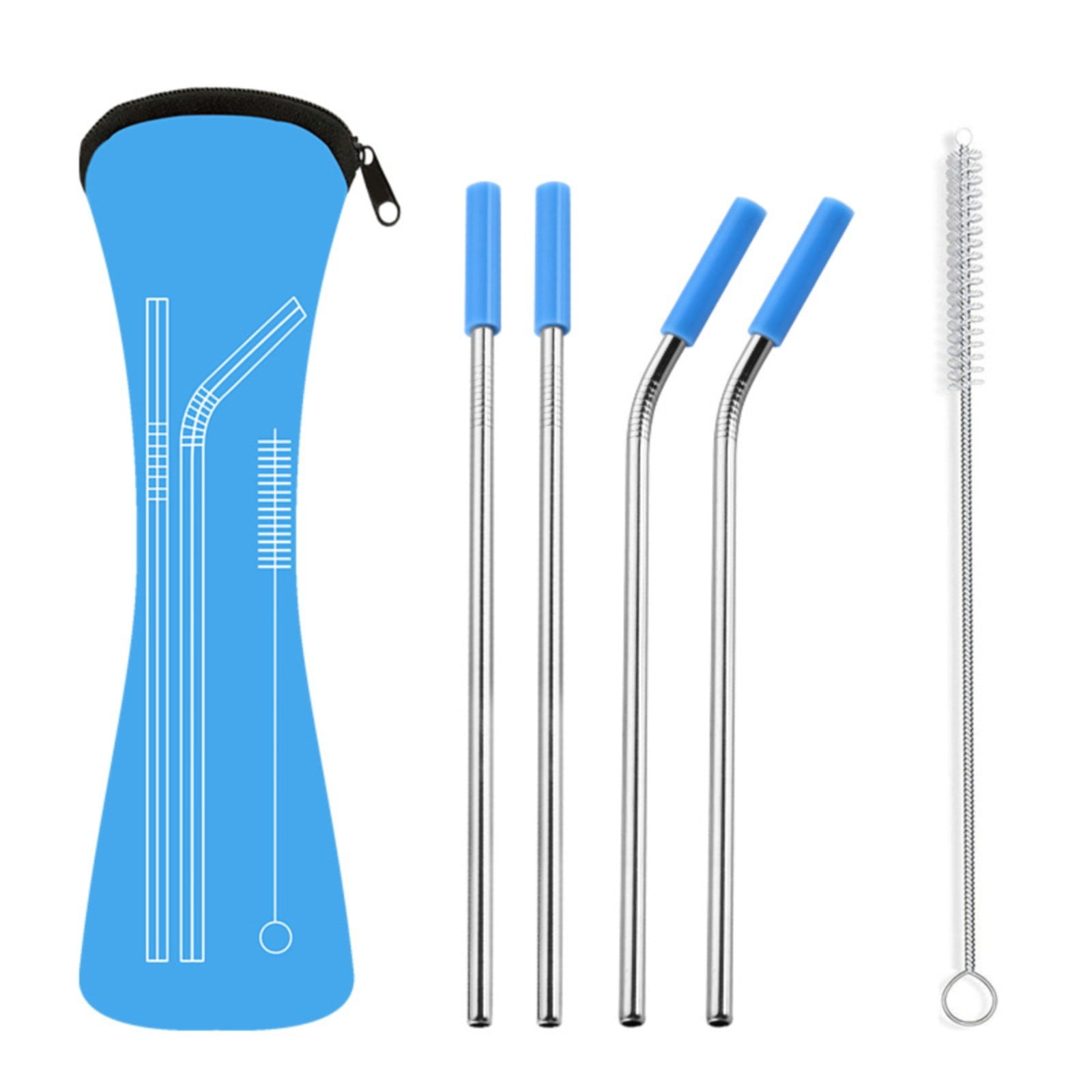 Niriyo 4-Pack Silicone Cup Cleaner Long Handle Drinkware Scrubber For ...