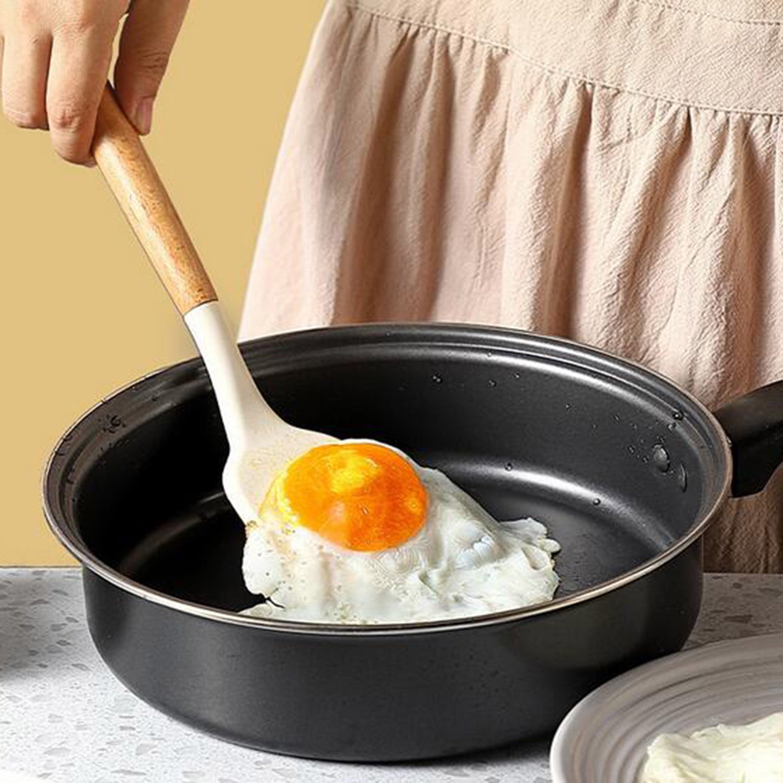 Niriyo Heatproof Silicone Stir Kit, Turner & Fry Spoon Set, Omelet ...