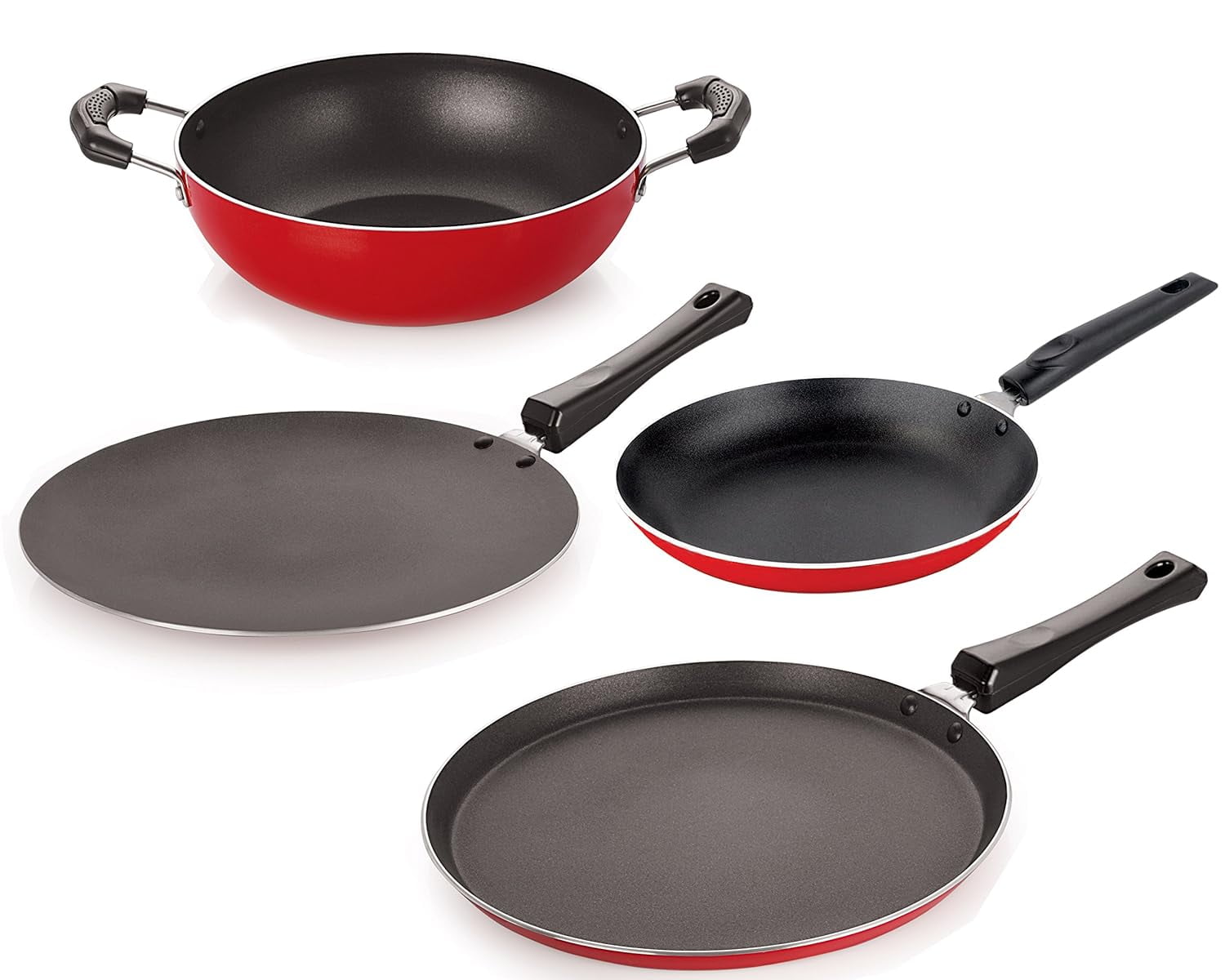 Nirlon Pots and Pans NonStick Aluminium Combo Gift Set - Walmart.com