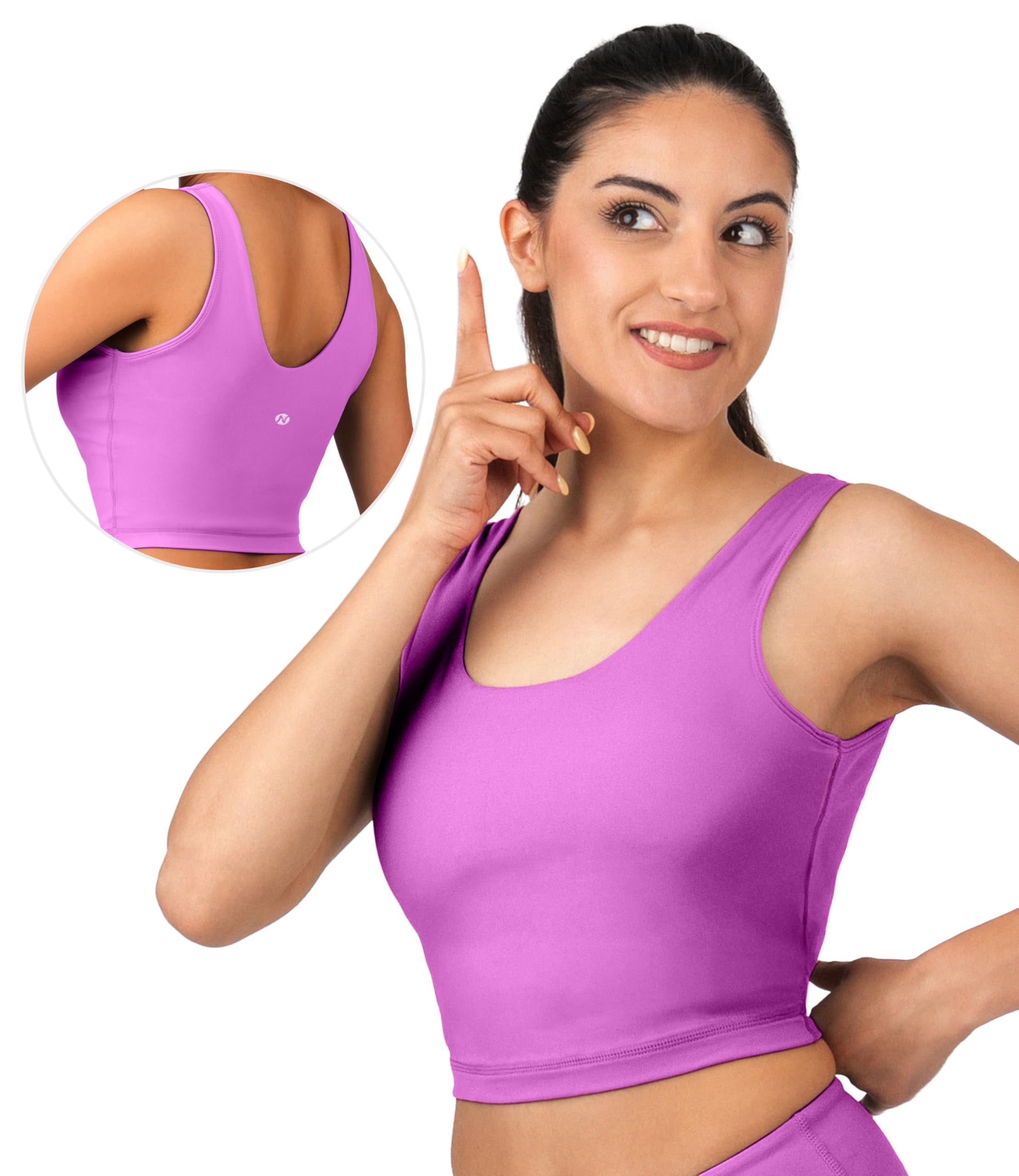 Nirlon U Tank Top Sports Bra - Nirlux Womens Tops & Sports Bras for ...