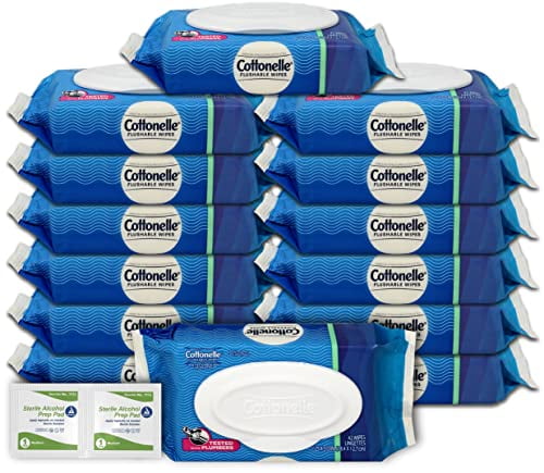 Niro Assortment | Cottonelle Flushable Wipes: 14 Packs of 42-588 ...