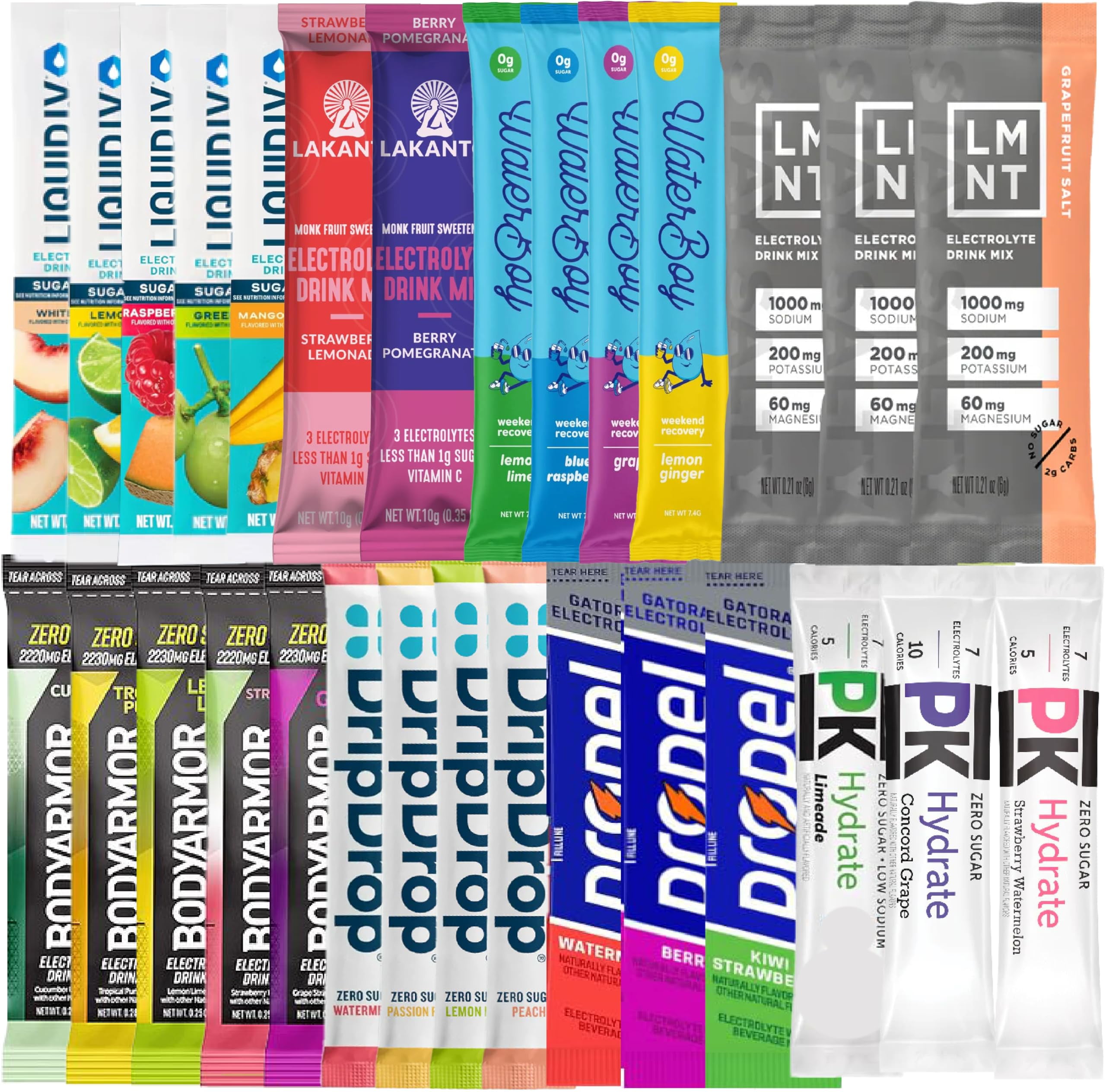 Niro Gift Basket Assortment BDF32 | Zero Sugar Hydration Packet Variety ...