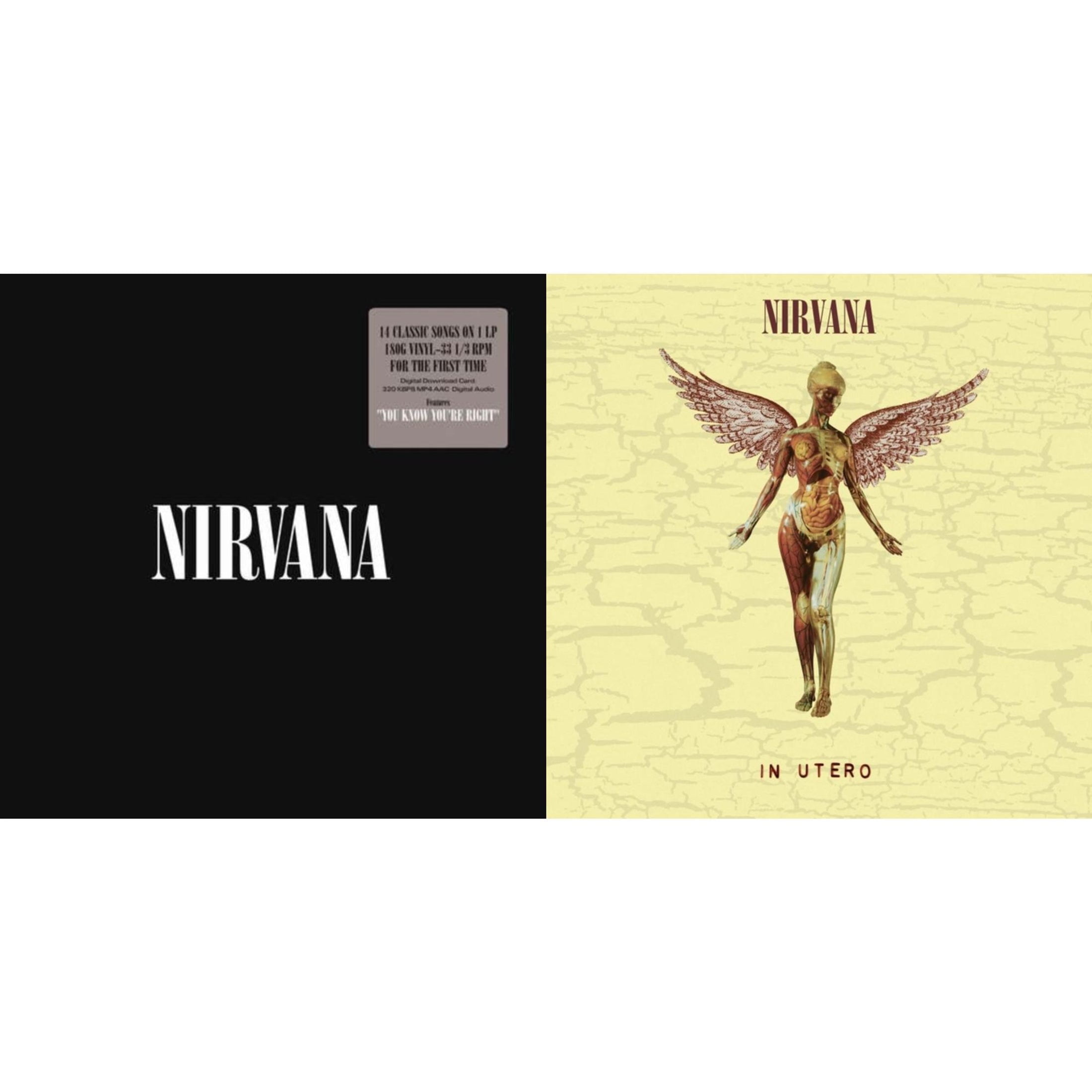 Nirvana (150G/Dl Code) & In Utero (30Th Anniversary) (LP/10 Inch) - Walmart.com