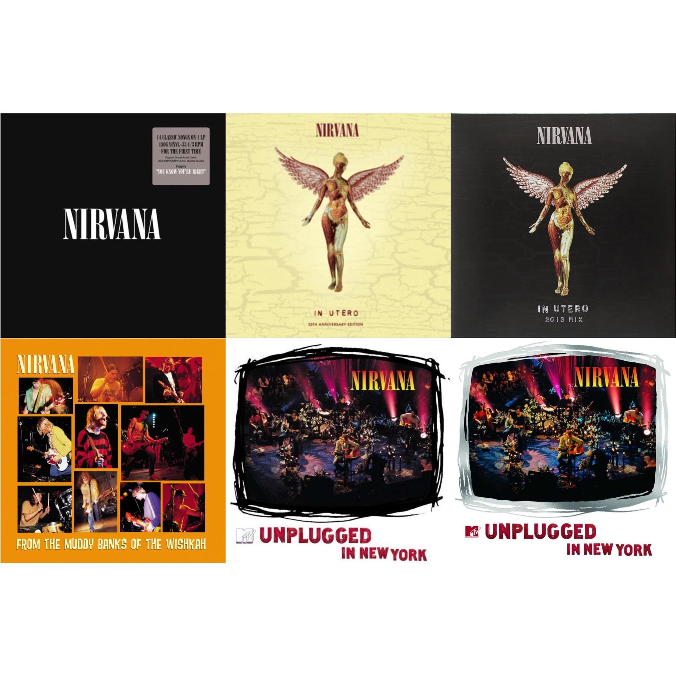 Nirvana (150G/Dl Code) & In Utero & In Utero: 2013 Mix (2LP) & From The ...