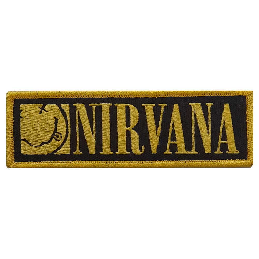 Nirvana Band Logo Grunge Face Woven Patch - Walmart.com