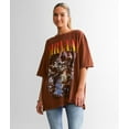 Nirvana Band T-Shirt - Women'S T-Shirt In Rust Comfort Colors Shirt ...