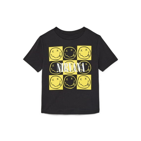 Nirvana Toddler Graphic Tee with Short Sleeves, Sizes 12M-5T - Walmart.com