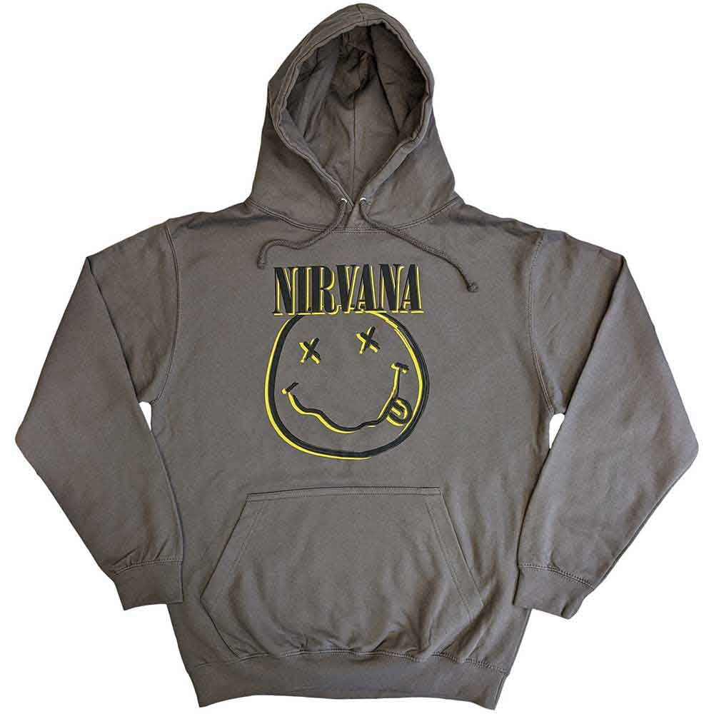 Nirvana Unisex Pullover Hoodie: Inverse Happy Face - Walmart.com