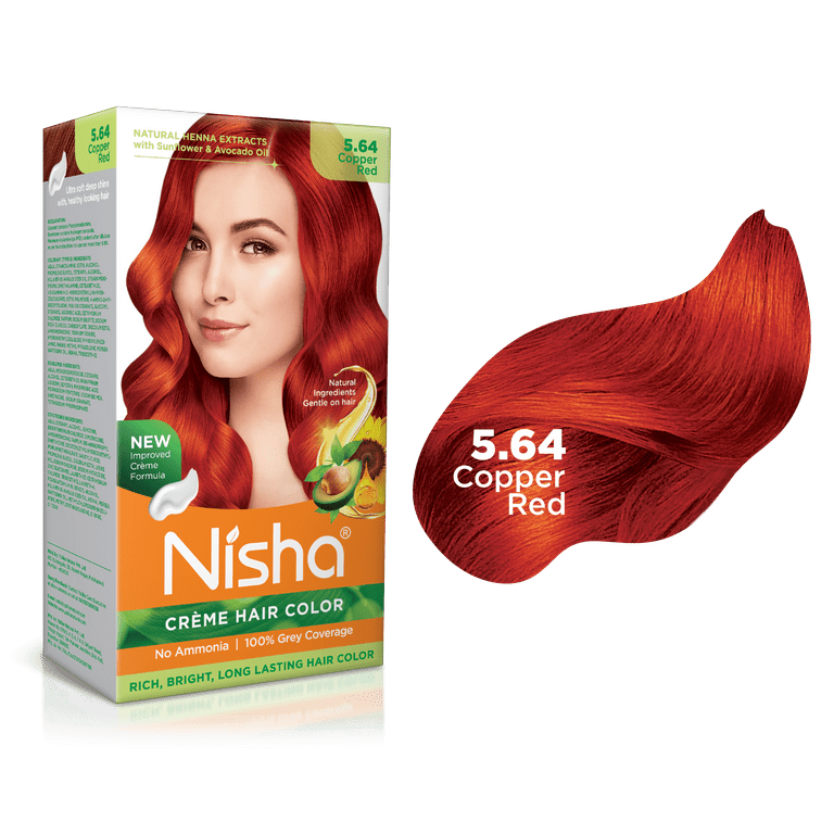 Natural Bright Red Hair Dye