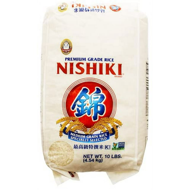 Nishiki Premium Sushi Rice, White, 10 lbs (Pack of 1) - Walmart.com