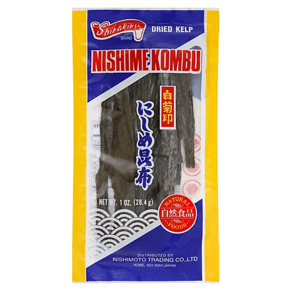 Shirakiku Dried Kelp, Nishime Kombu, 1 oz. Package - Walmart.com
