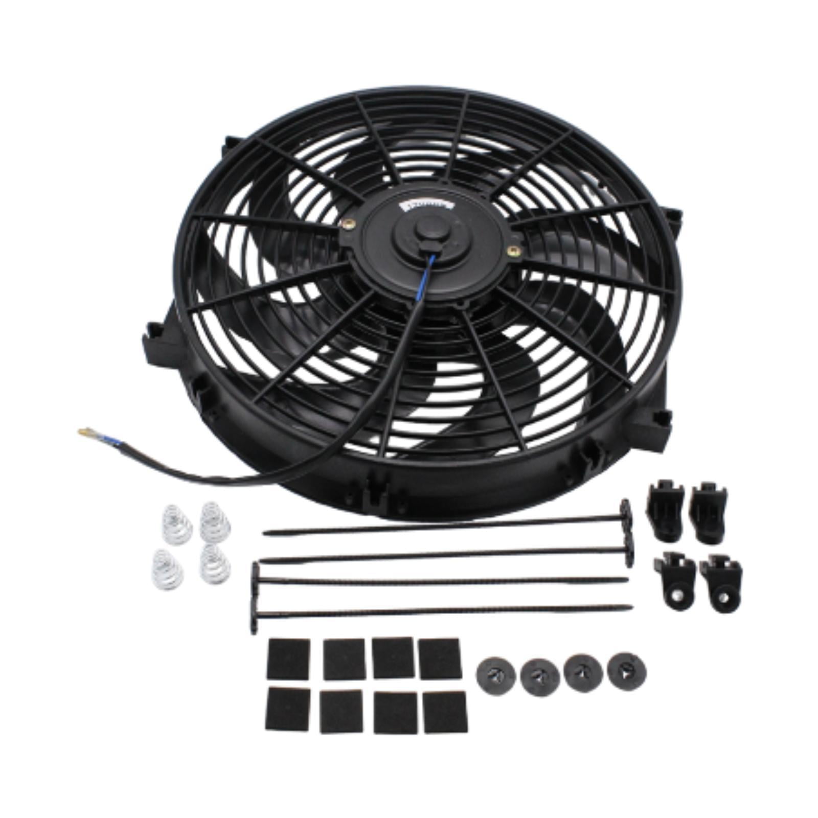 Nishiyuenyi 14" inch Universal Slim Fan 12V Mount Kit 2.64" Thickness ...