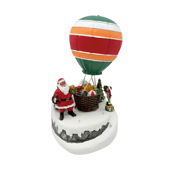 Nishiyuenyi Christmas Music Box LED Lights Tabletop Ornament Rotating ...