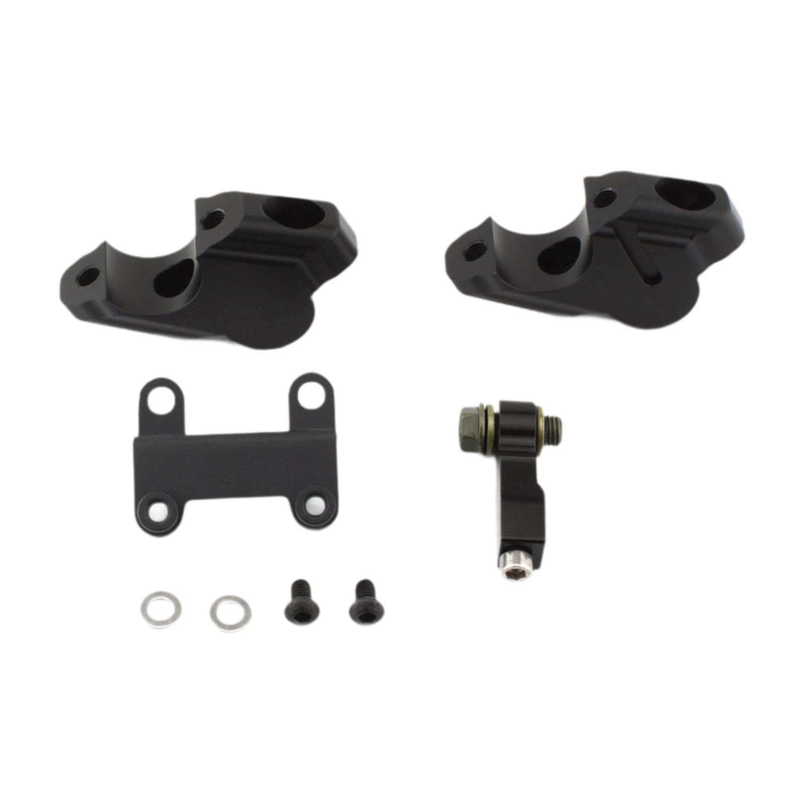 Nishiyuenyi Motorcycle Handle Bar Clamp Mount Adapter Set Sturdy Handle ...