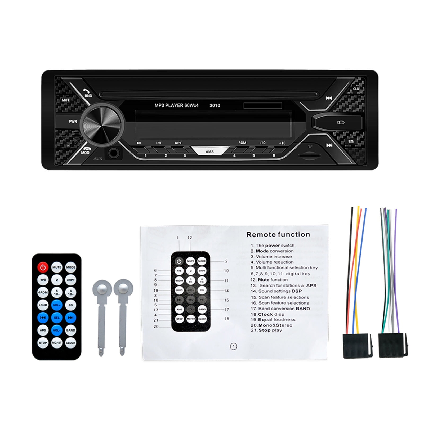 Nishore Car Stereo,Bt Stereo Audio 7 Mp3 Player In Kit 7 Colors ...