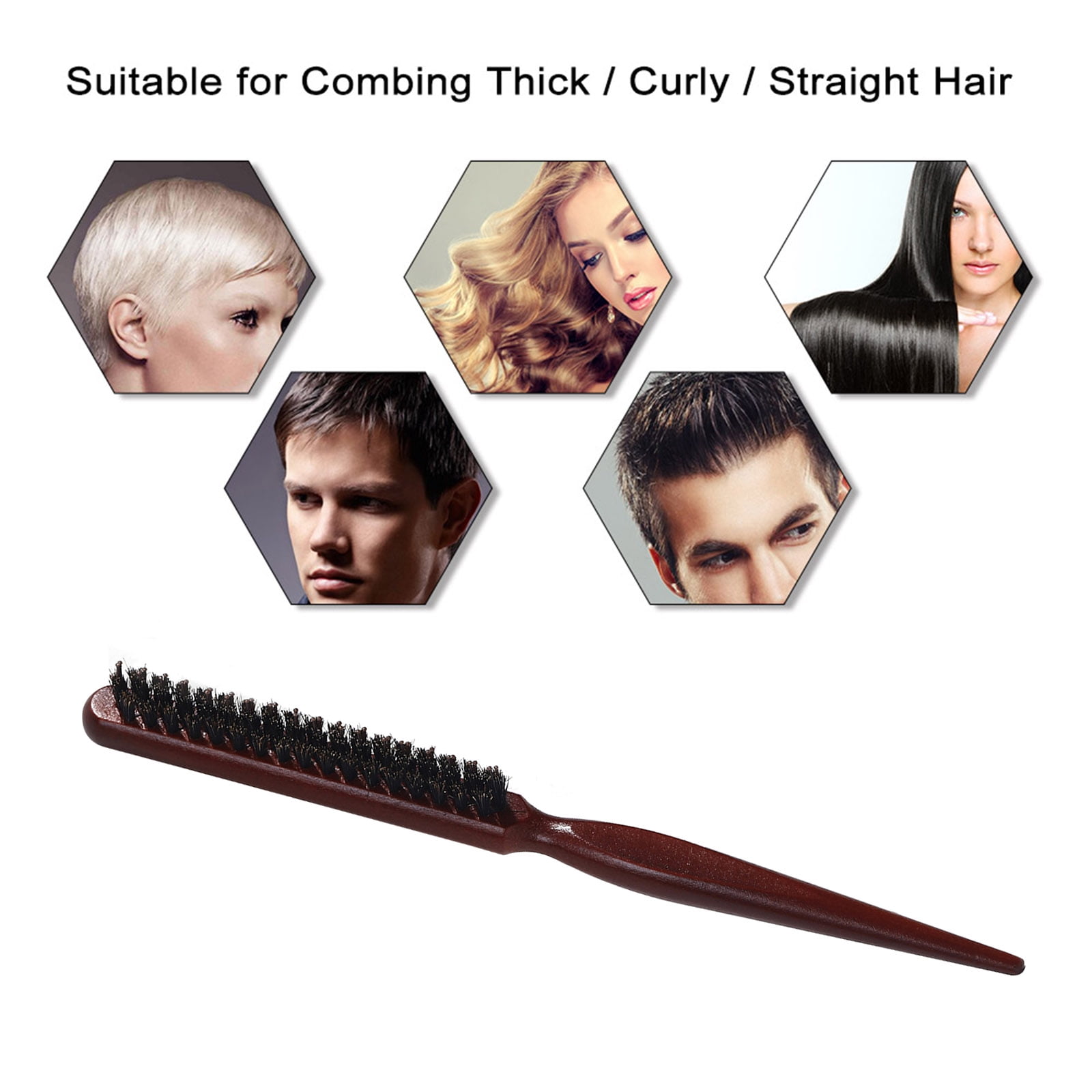 Nishore Comb,Row Nylon Comb Wooden Hairstyles Comb Nylon Comb Nyloncomb ...