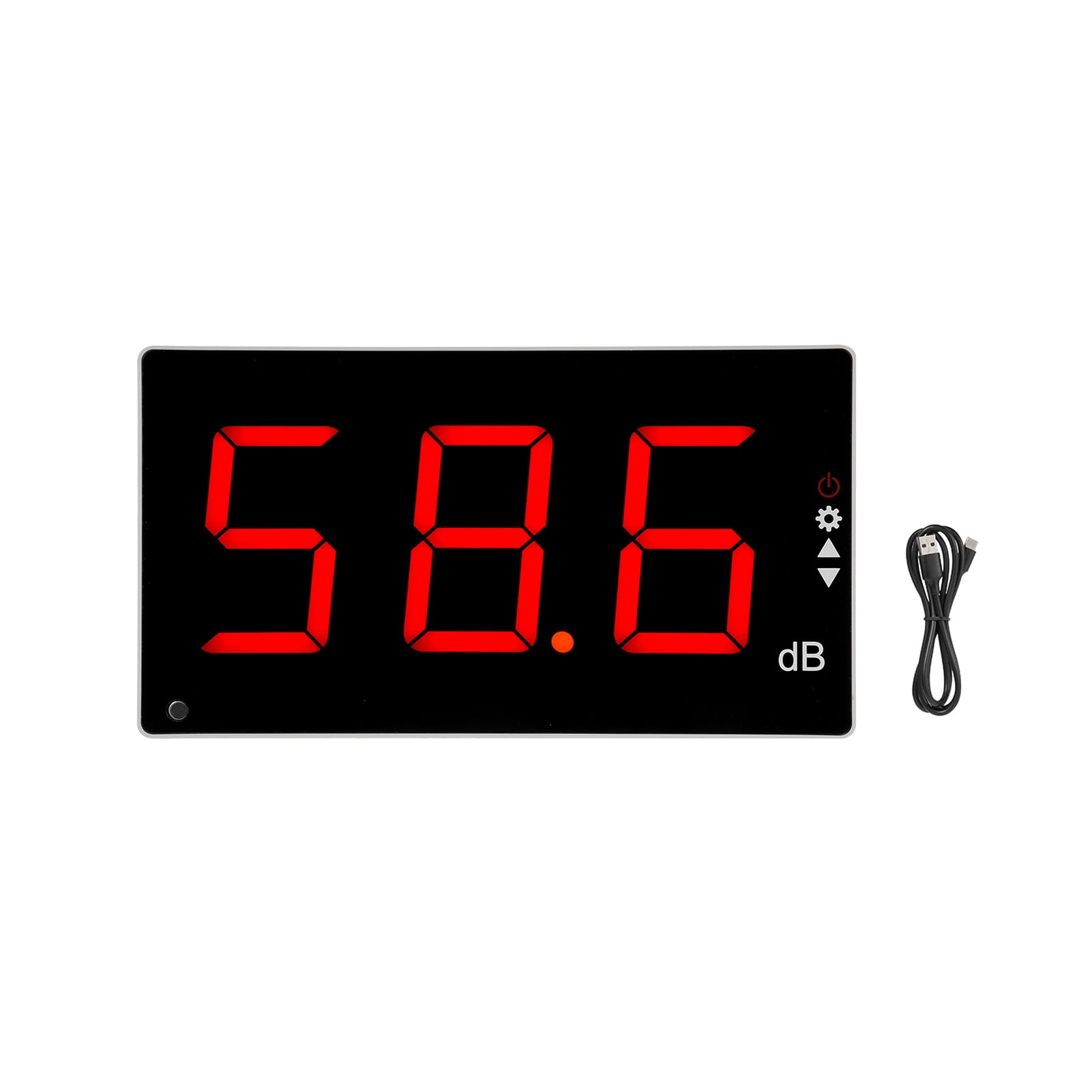 Nishore Decibel meter,With Lcd Screen Lcd Screen Wall Noise 30-130db ...