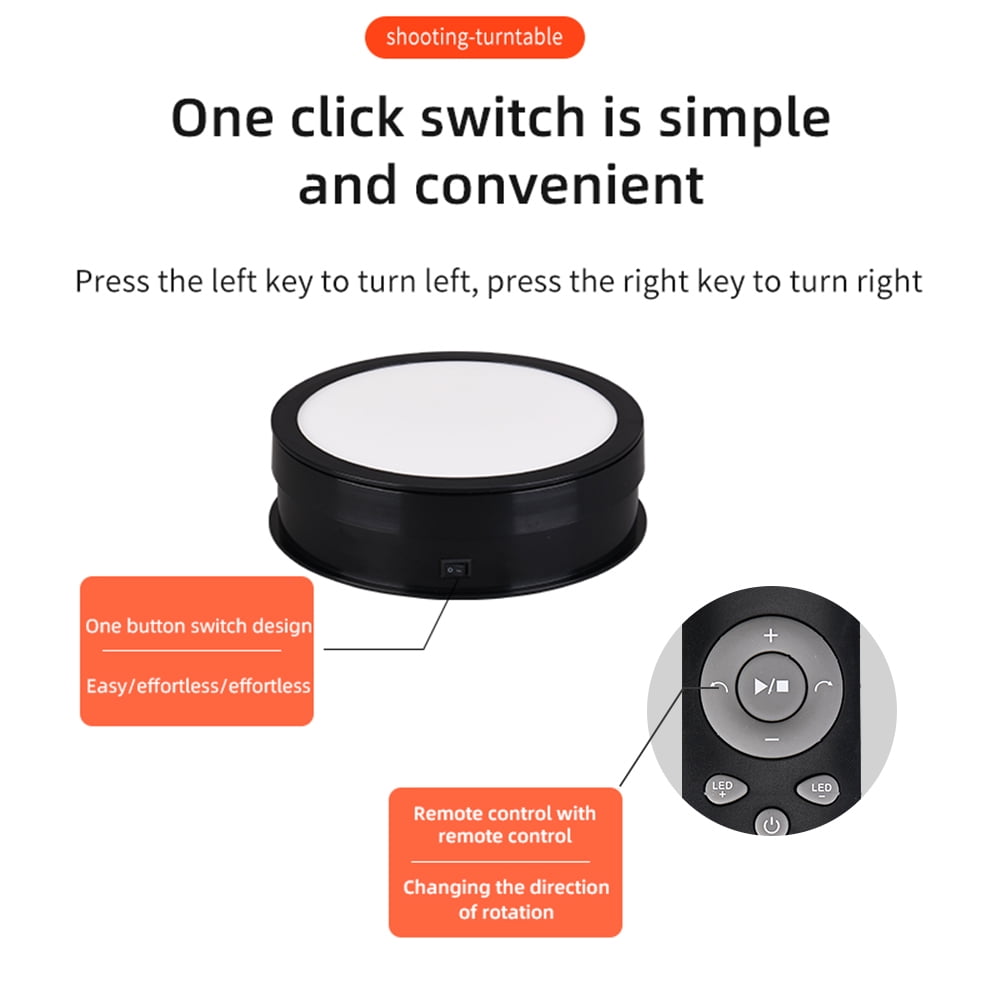 Nishore Electric Rotating Turntable,Turntable With Led Display Stand ...