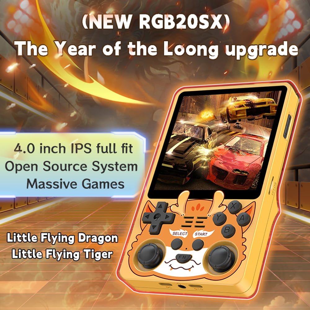 Nishore Game Console,Ips Screen Bt Function Dual Portable Battery Dual ...