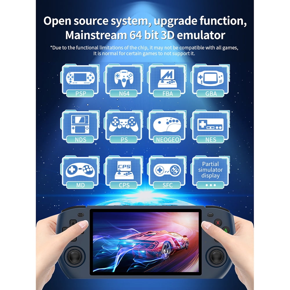 Nishore Game Console,Screen Battery Console Portable Entertained Screen ...