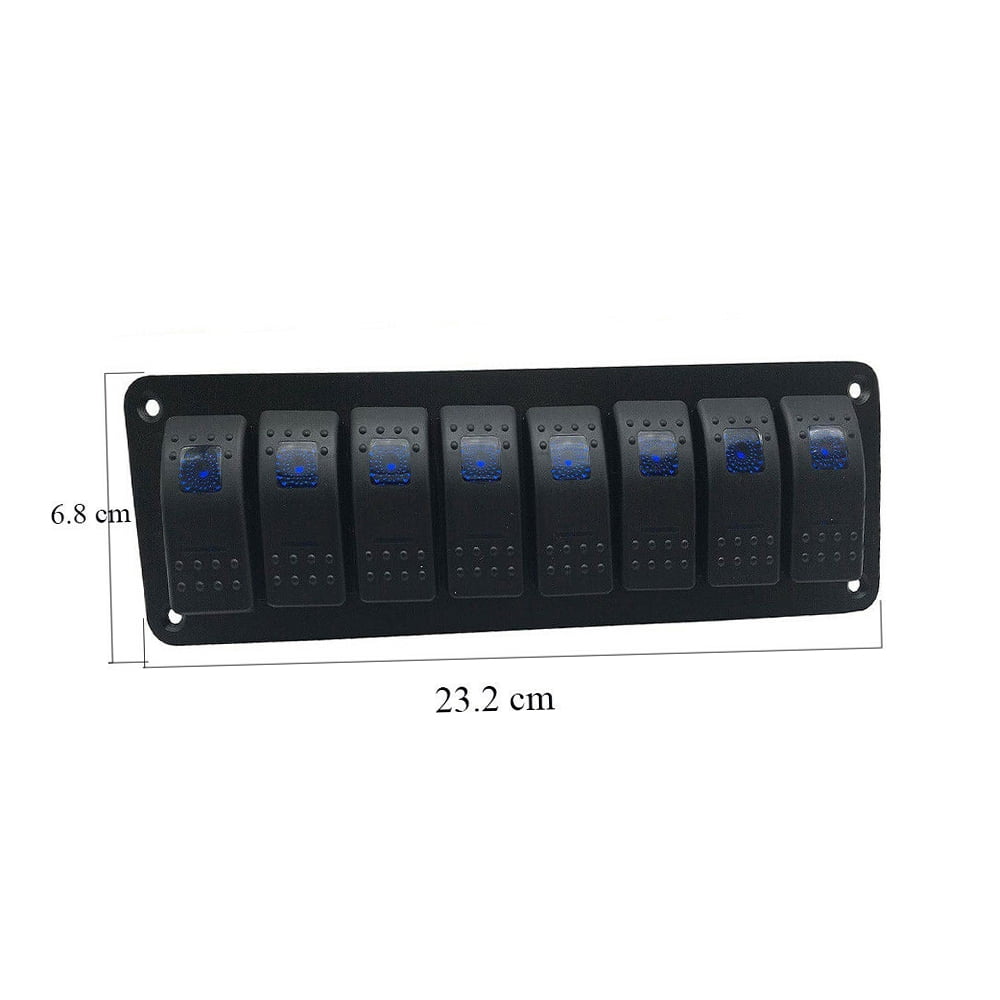 Nishore Switch Panel,Panel Car Marine Switch Panel Switch Box 8 ...