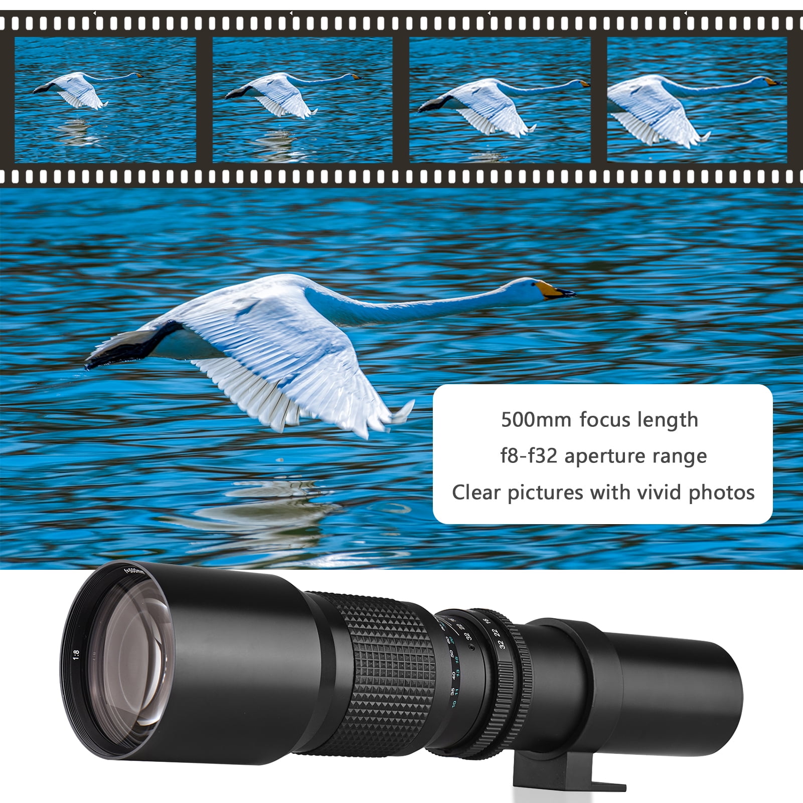 Nishore Telephoto Lens,Lens Manual A7s A5000 Super Lens To E-mount A7 ...