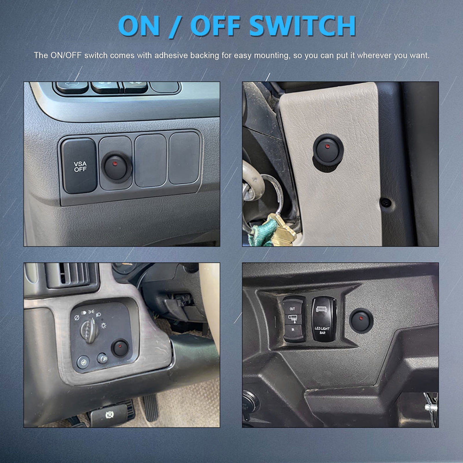 Nishore Vehicles light wiring sets,300w 2 Leads Off Switch Off-road Bar ...