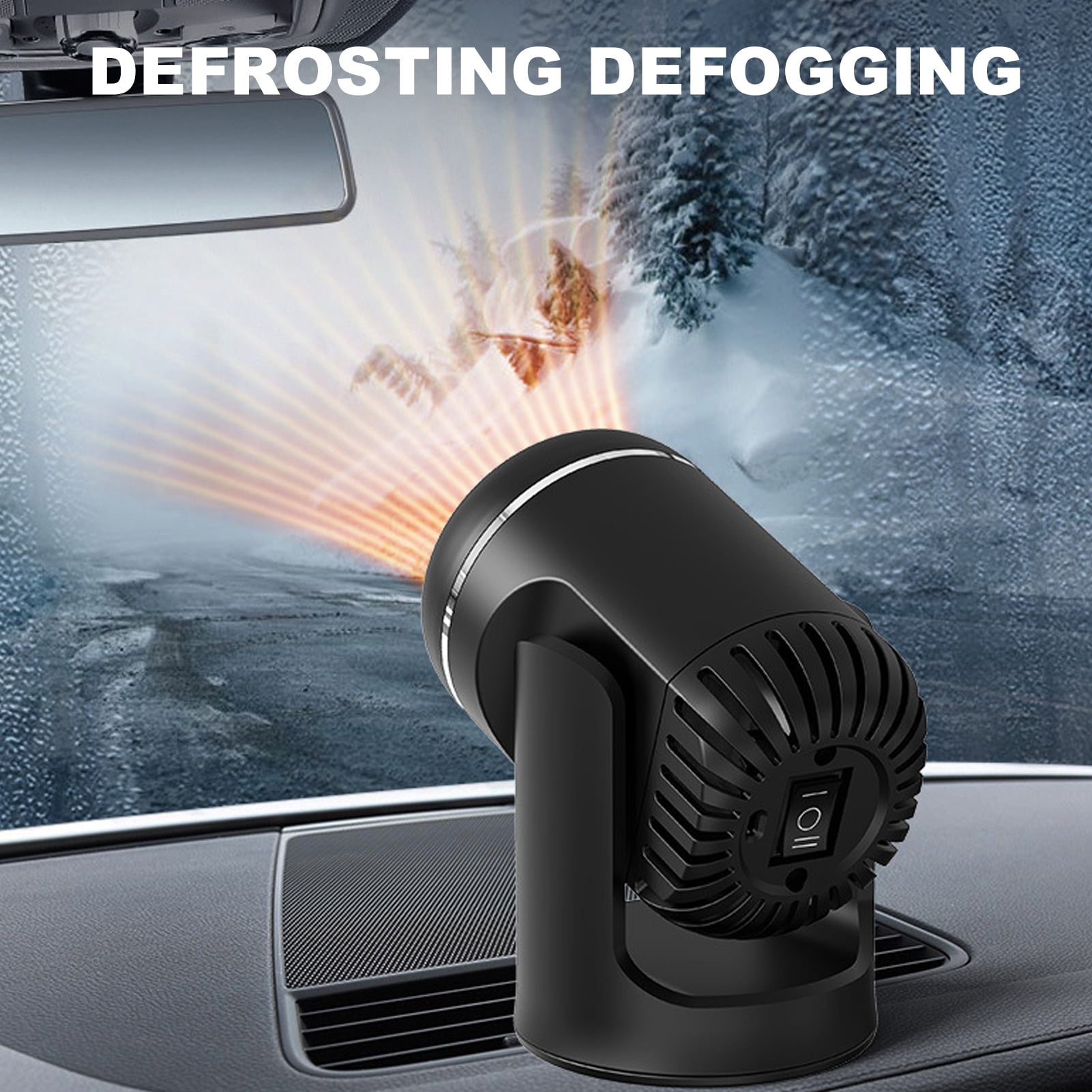 Nishore Warm air blower,12v 130w Car Demister Defroster Car Portable ...