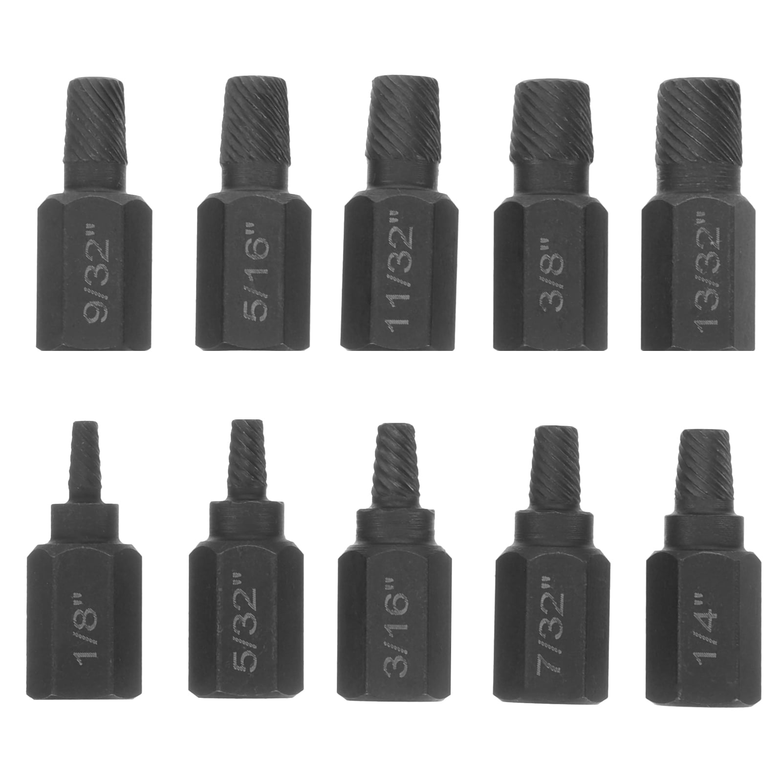 Nishuna 1 Set Screw Extractor Assorted Bolt Remover Stripped Bolt ...