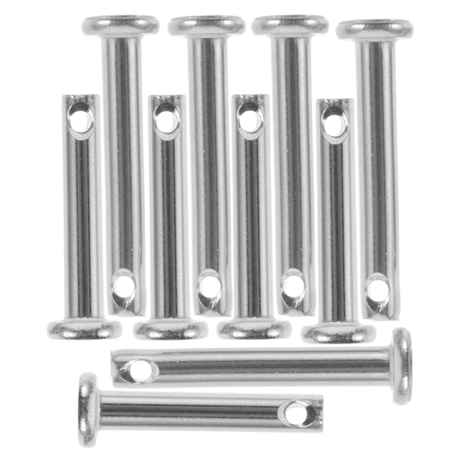 Nishuna 10PCS Stainless Steel Clevis Pins Flat Pins for Mechanical ...
