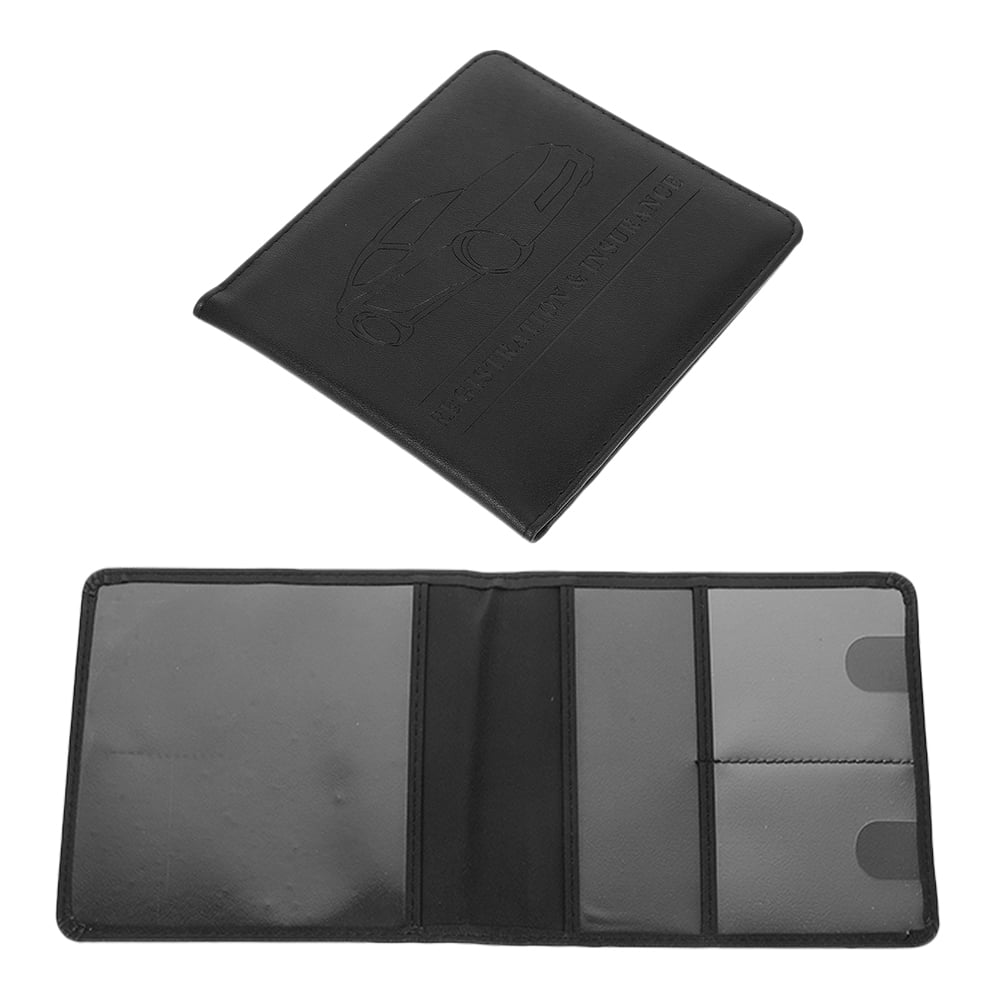 Nishuna 2 Pcs Car Registration Holders Car Document Holder Nsurance And ...