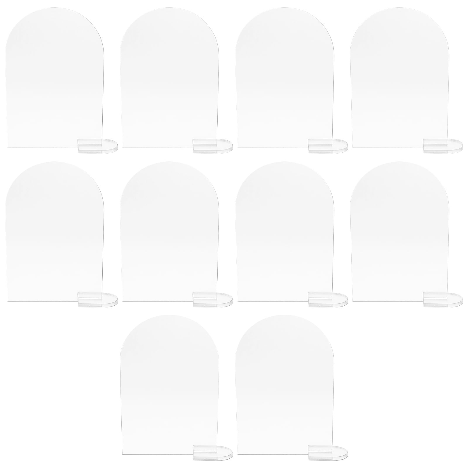 Nishuna 30 Sets Acrylic Wedding Signs Ceremony and Reception Blank DIY ...