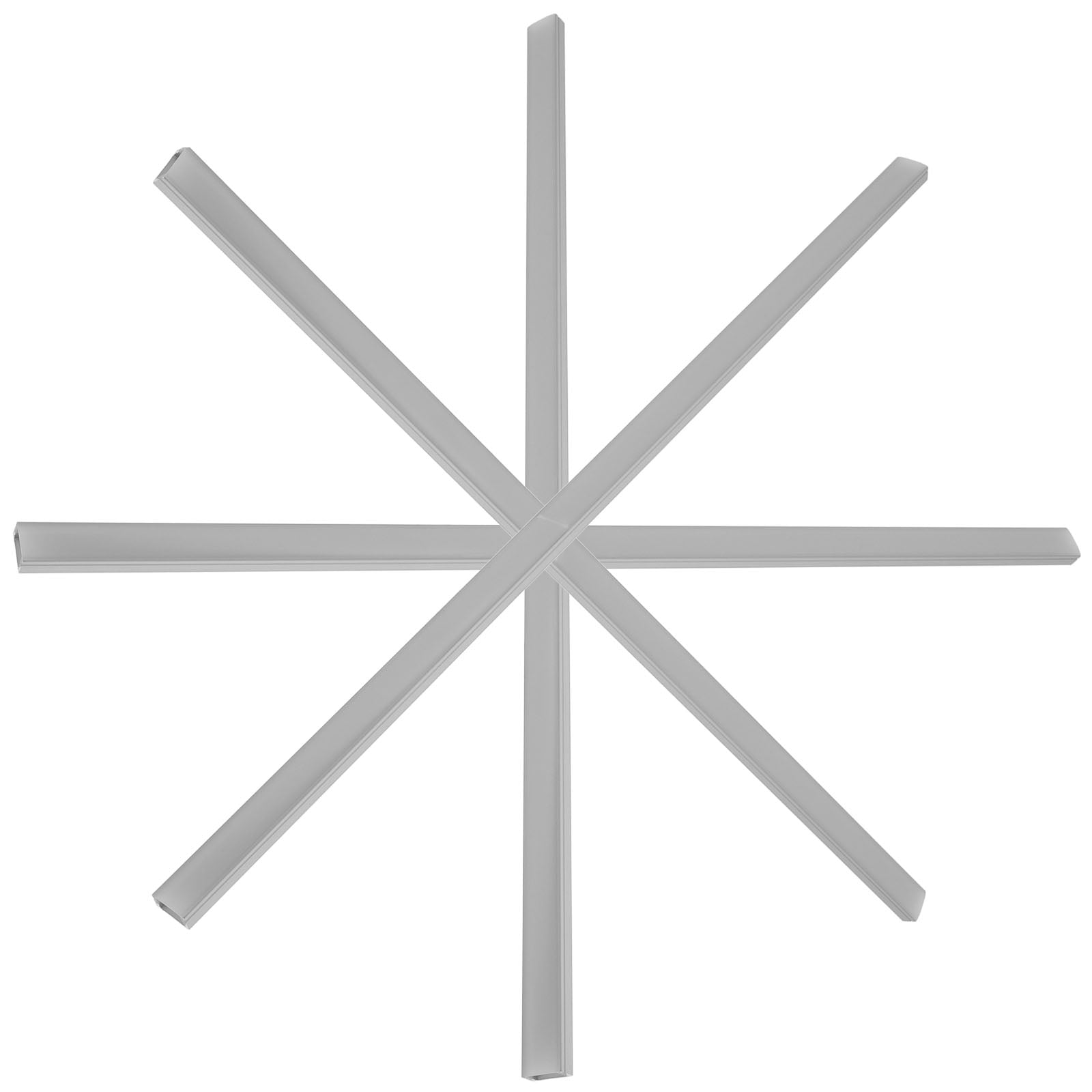 Nishuna 4 Sets Led Channel Led Strip Light Diffuser Led Strip Light ...