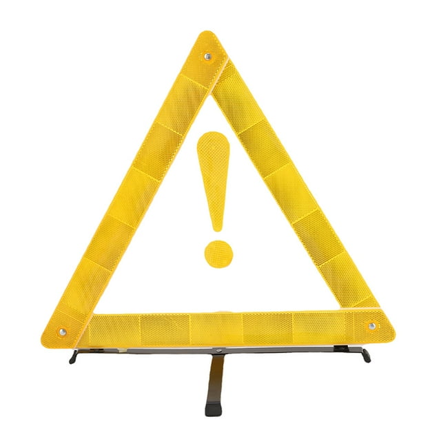 Nishuna Foldable Triangle Warning Sign Reflective Road Safety Sign Road ... Nishuna Foldable Triangle Warning Sign Reflective Road Safety Sign Road ...