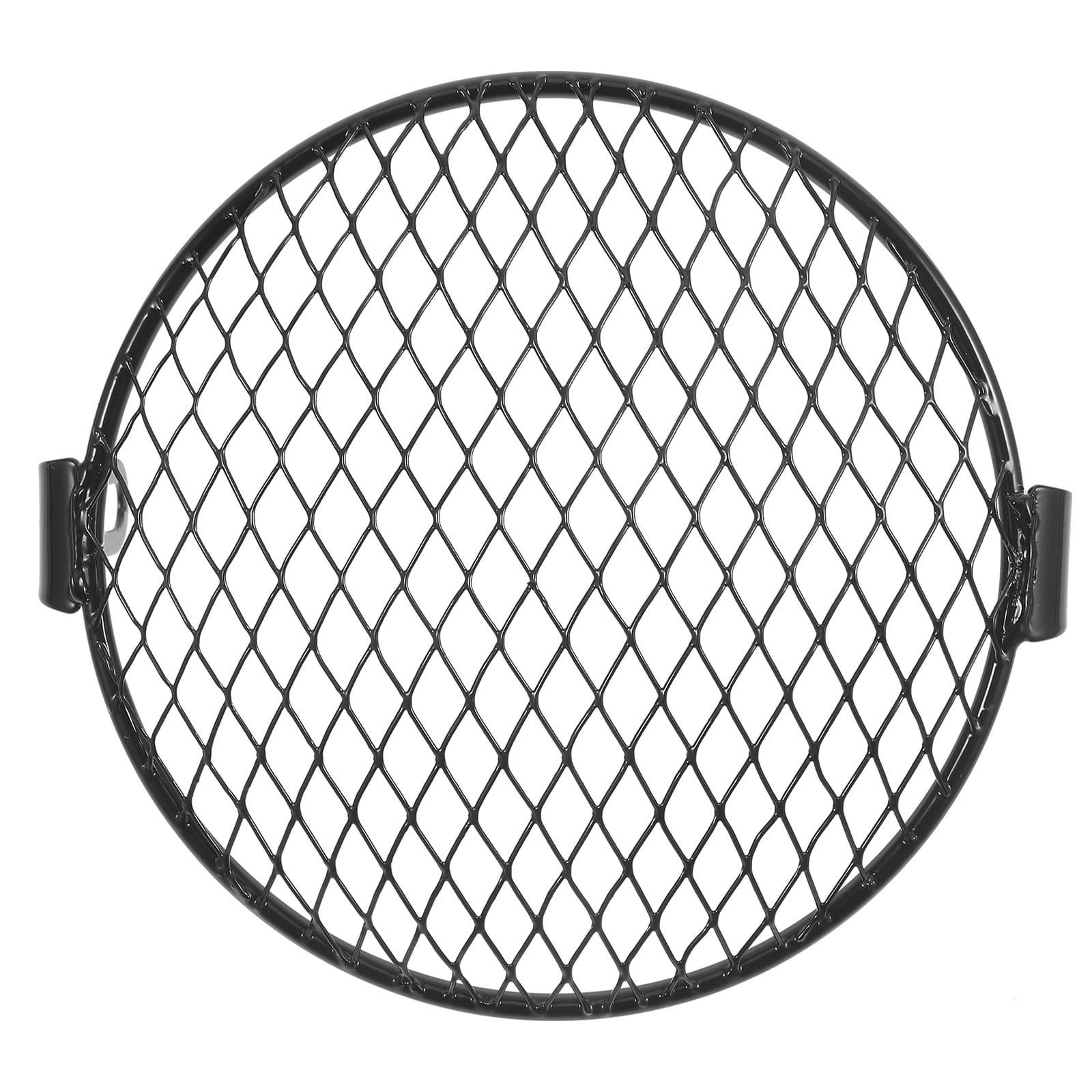 HEMOTON Black Iron Motorcycle Headlight Cover Replacement with Easy ...