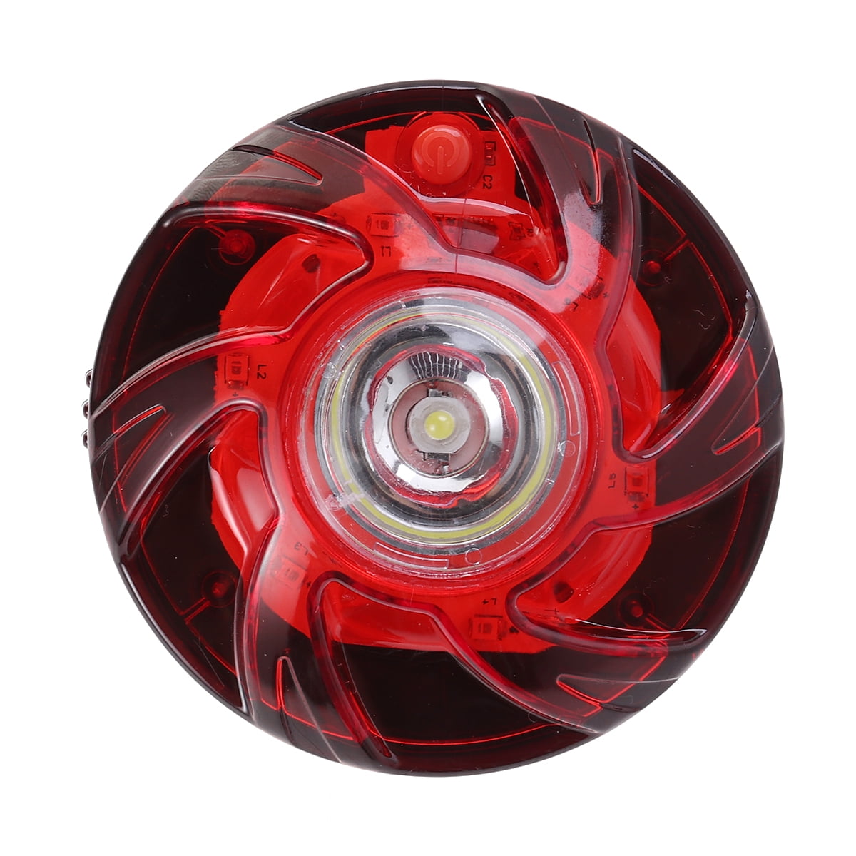 Nishuna LED Flashing Warning Light Caution Emergency Lights Magnetic ...