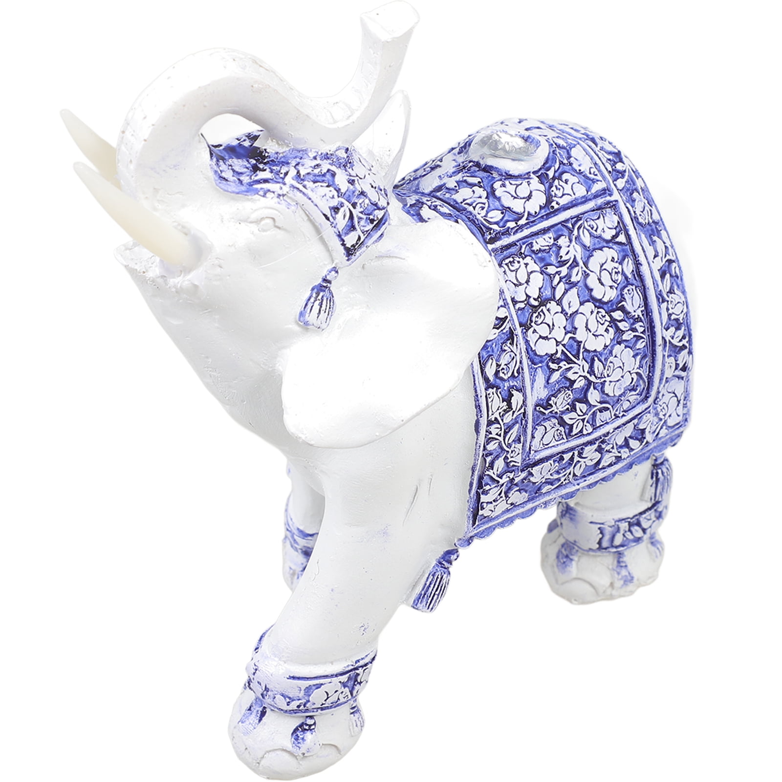 Nishuna Resin Elephant Figurine Desk Elephant Sculpture Collection ...