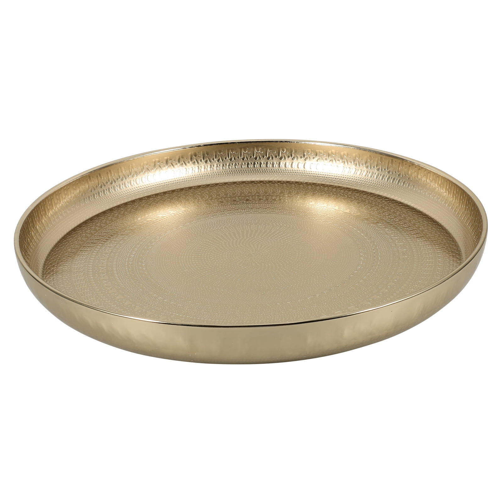 Nishuna Round Serving Plate Metal Serving Tray Board Cake Display ...