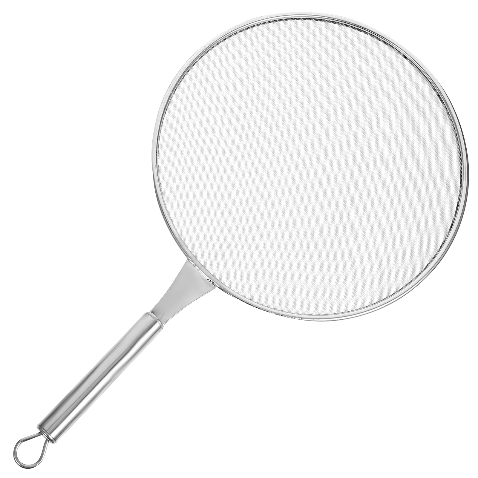 Nishuna Splatter Screen Stainless Steel with Handle Fine Mesh Splatter ...