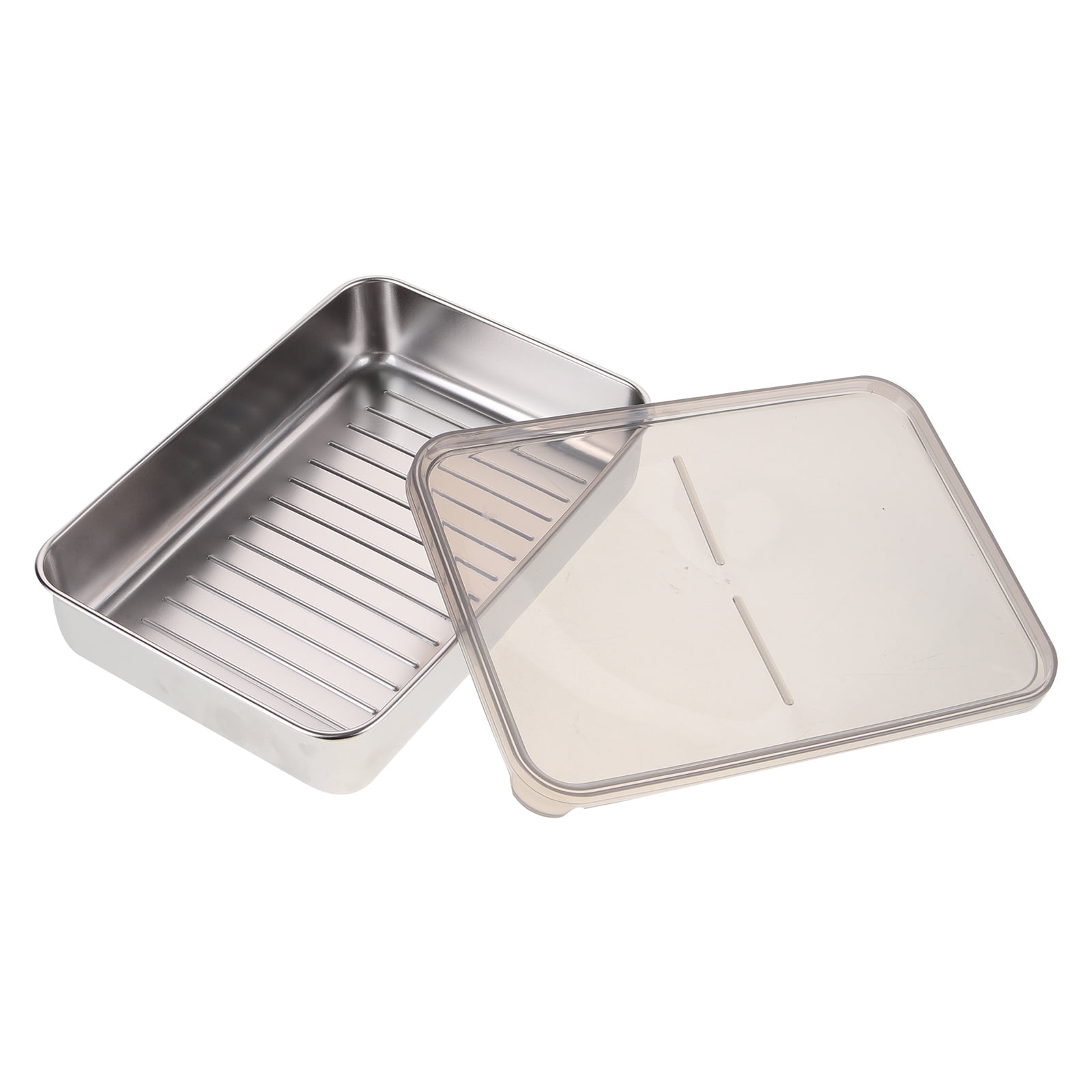 Nishuna Stainless Steel Bacon Box Bacon Container Bacon Storage Box ...