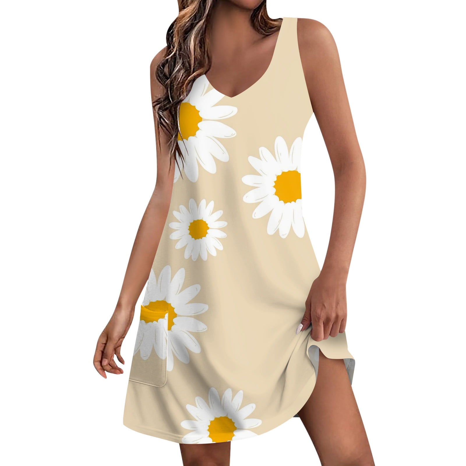 Nisorays Sundresses for Women Casual Beach 2024 Summer Casual ...