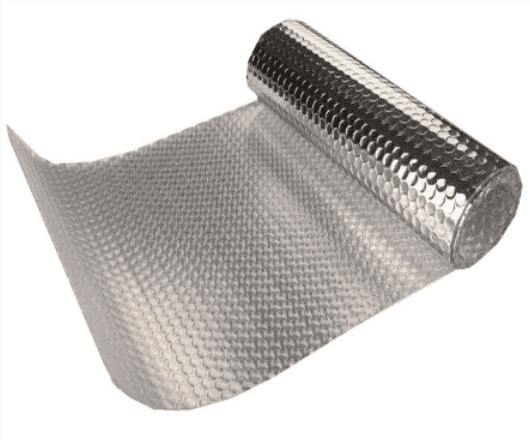 Nisorpa Double Bubble Reflective Insulation Pipe Roll, 100' x 4' Dual ...