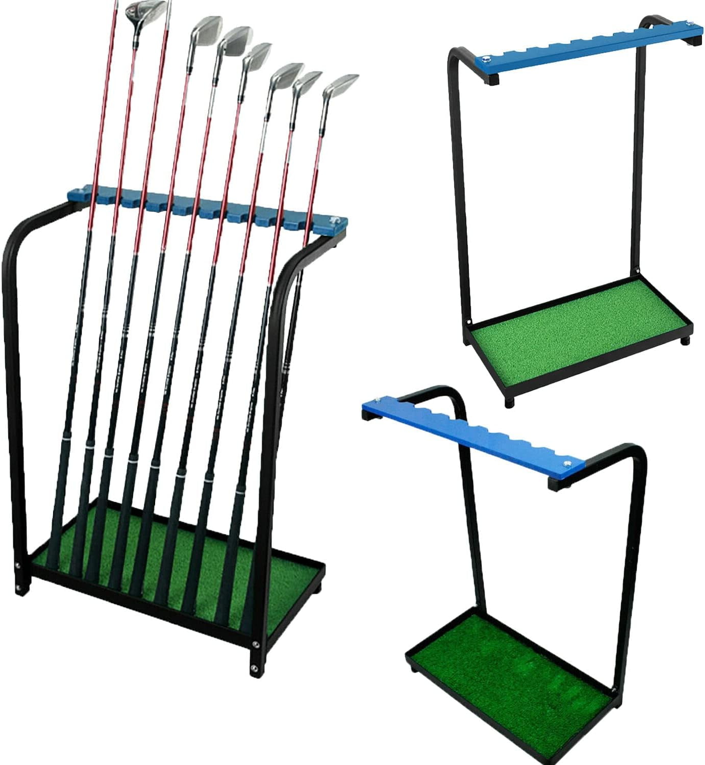 Nisorpa Golf Club Rack, Acrylic Golf Club Organizer Golf Putter Stand ...