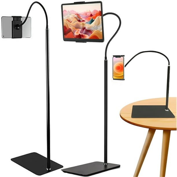 Qunbio Tablet Floor Stand 360° Adjustable, Tablet Holder Mount ...